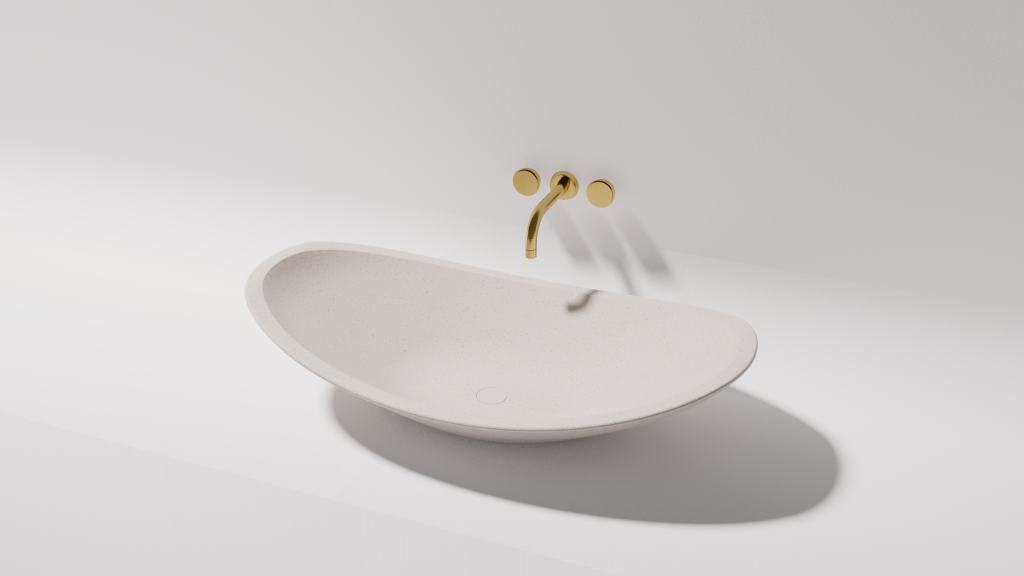 Pearl Above Counter Stone Basin - various finishes - Art Bathrooms