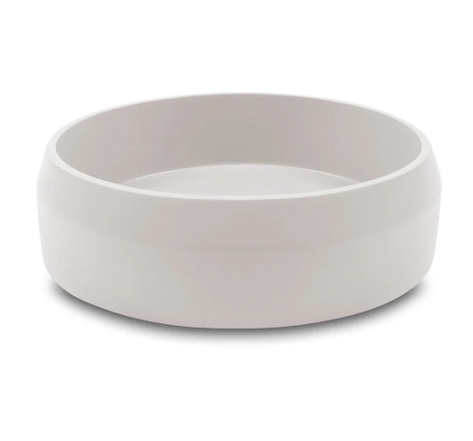 Last one - Nood Co PRISM CIRCLE BASIN Surface Mounted Basin - Ivory ...