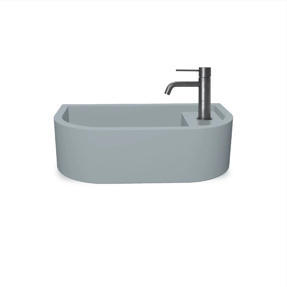 LOOP 01 BASIN Surface Mounted Basin, 1 taphole, No Overflow – Art Bathrooms